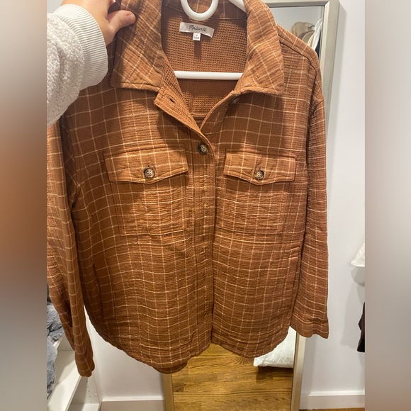 Madewell | Tops | Madewell Windowpane Shacket | Poshmark